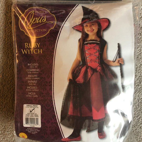 Rubie's | Costumes | Girls Ruby Witch Halloween Costume Size Small 46 ...